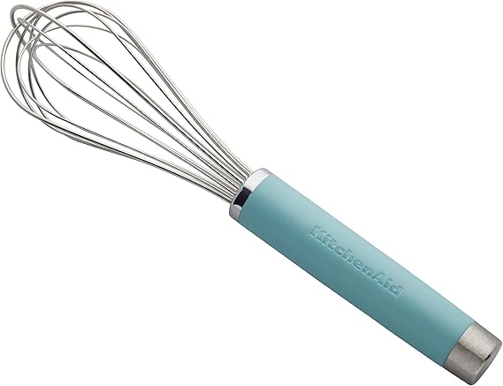 Amazon.com: KitchenAid Gourmet Utility Whisk, 10.5-Inch, Matte Aqua Sky ...