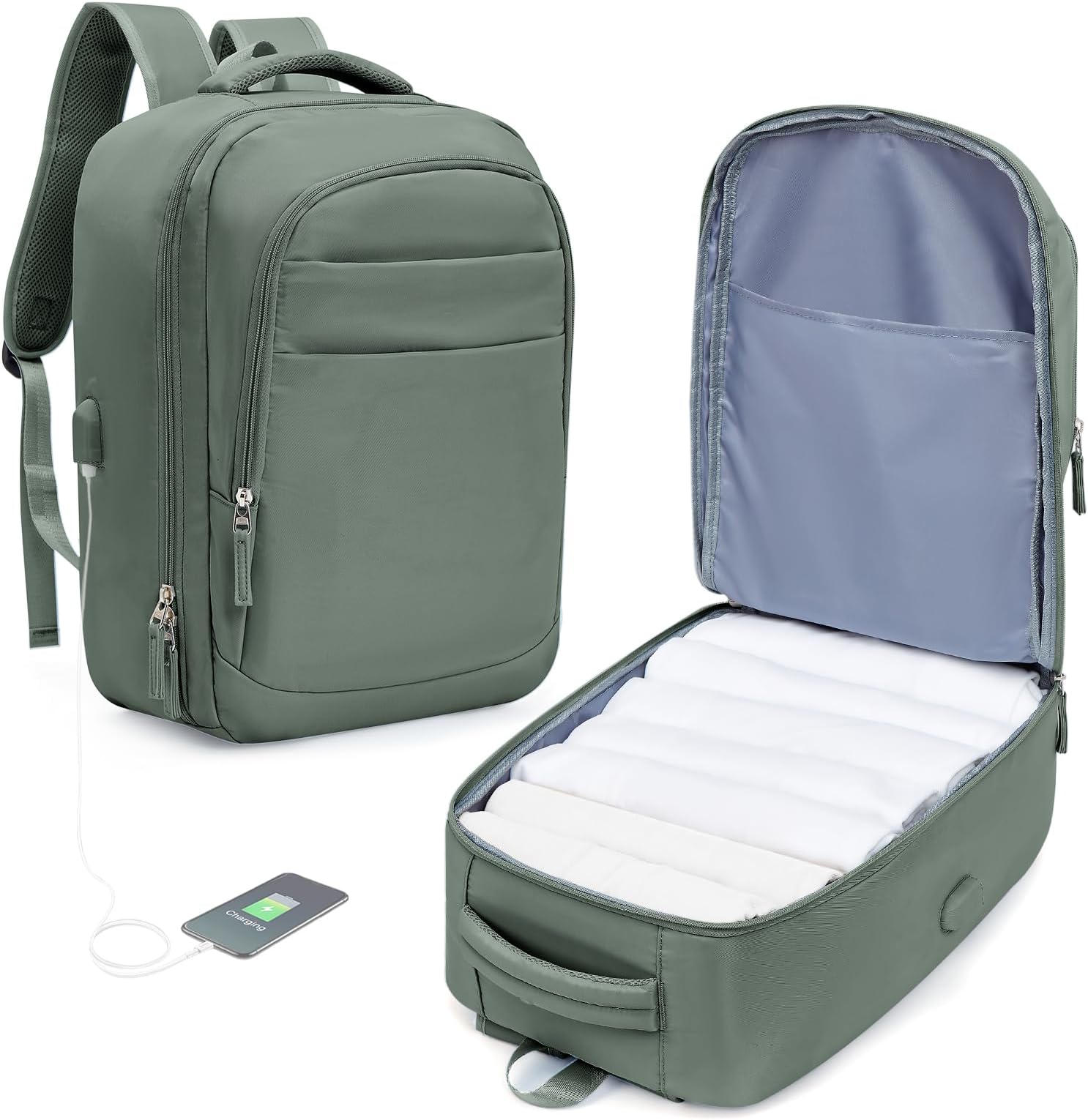 Amazon.com: Hp hope Work Backpack for Men, Laptop Backpack Men with USB Charging Port & Wet ...