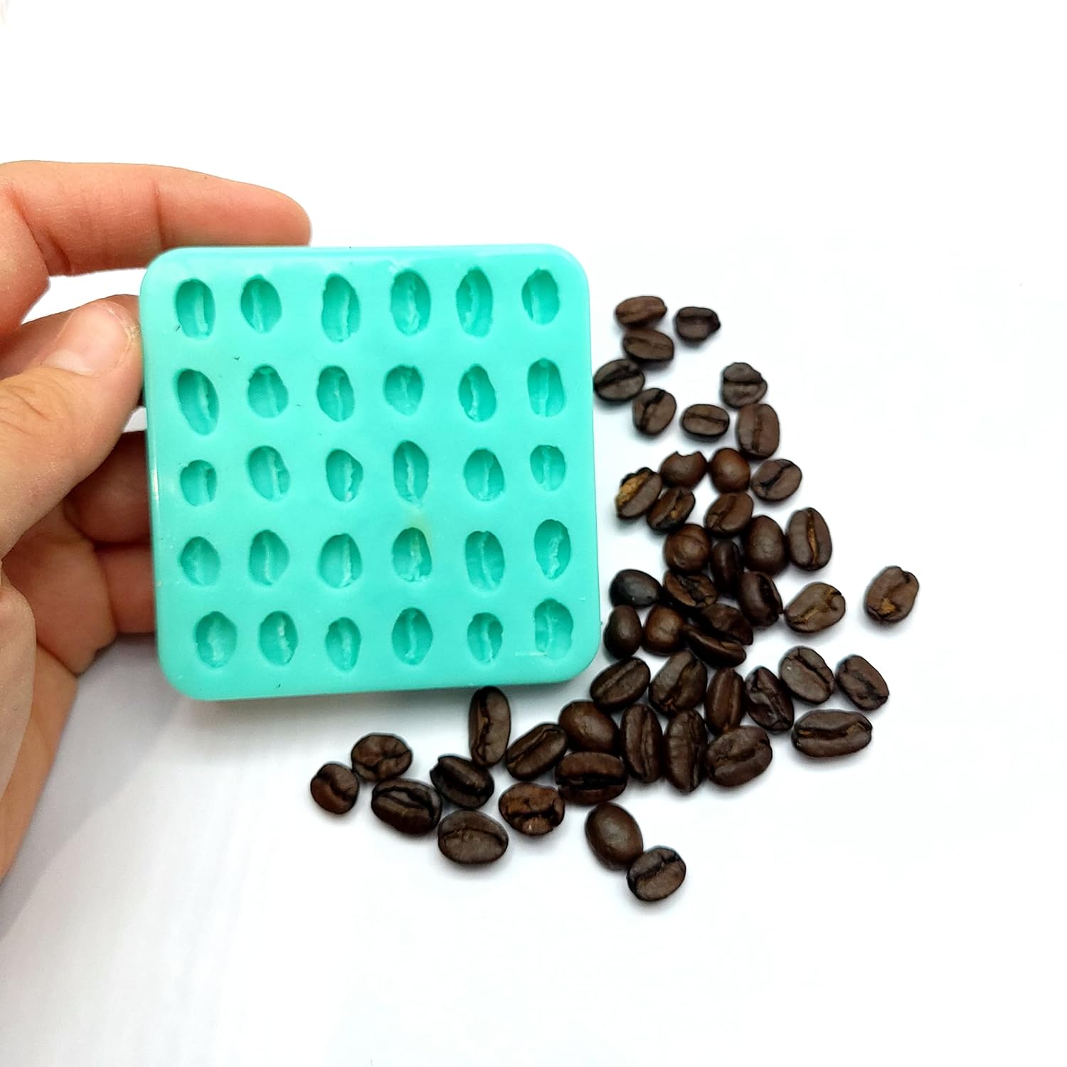 Amazon.com: Coffee beans mold 30 cavities wax melt molds, Soap Making ...