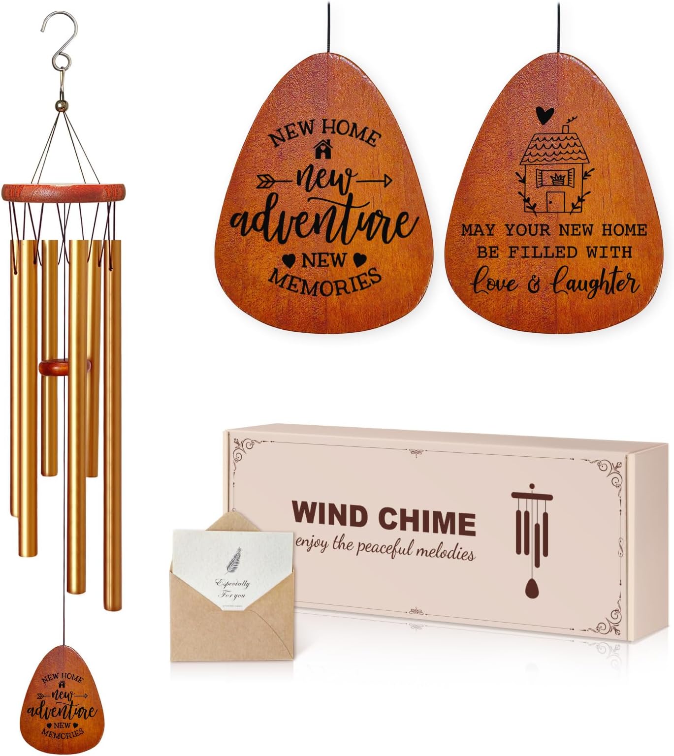 Amazon.com : Housewarming 26" Wind Chime, House Warming Gifts New Home ...