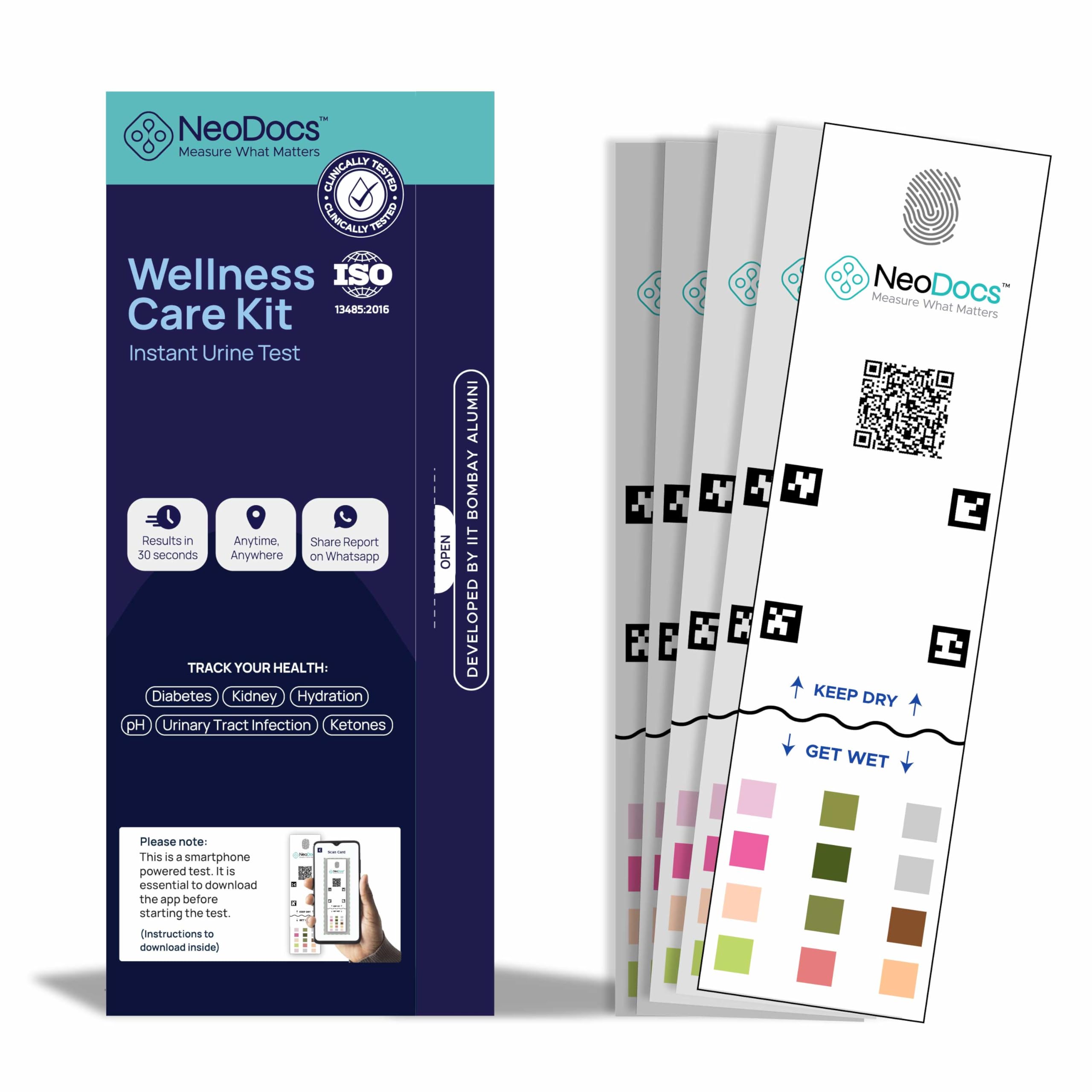 Neodocs Wellness Urine Test Kits | Instant At-Home | Track 8 Parameters ...