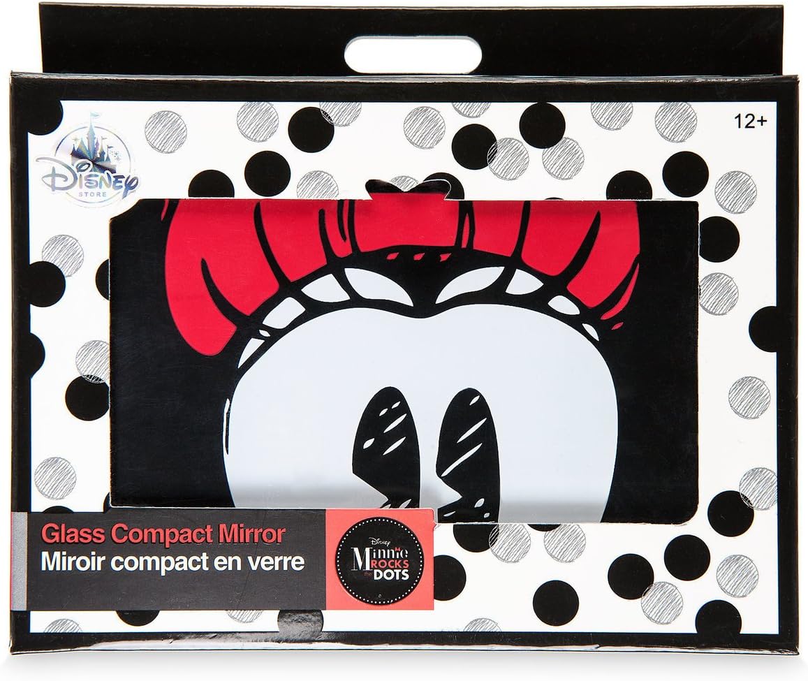 Amazon.com: Disney Minnie Mouse Glass Compact Mirror : Beauty ...