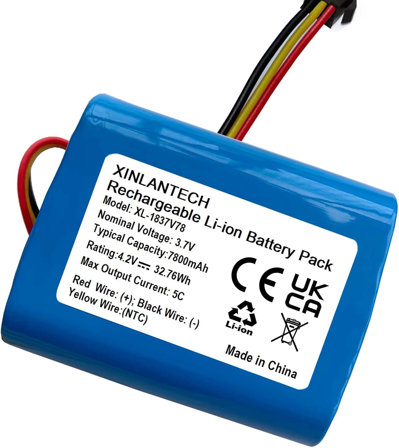 Amazon.com: AOLIKES 3.7v 7800mAh Rechargeable Li-ion Battery for ...