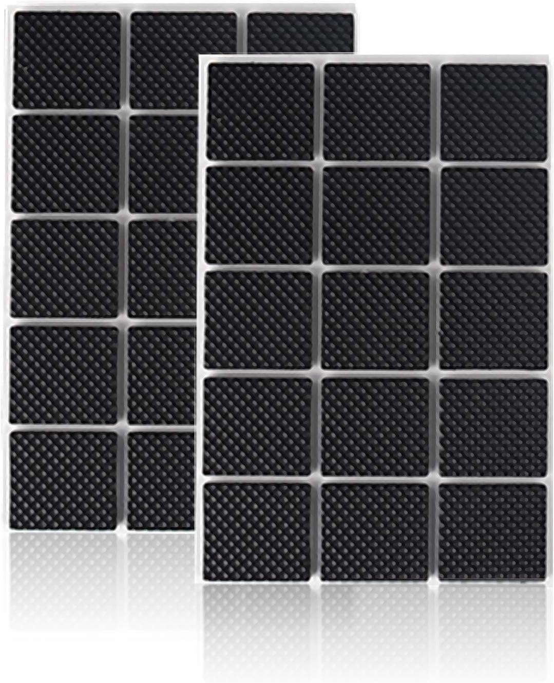 Non-Slip Furniture Pads, Anti-Skid Rubber Self-Adhesive Table Feet Mat ...
