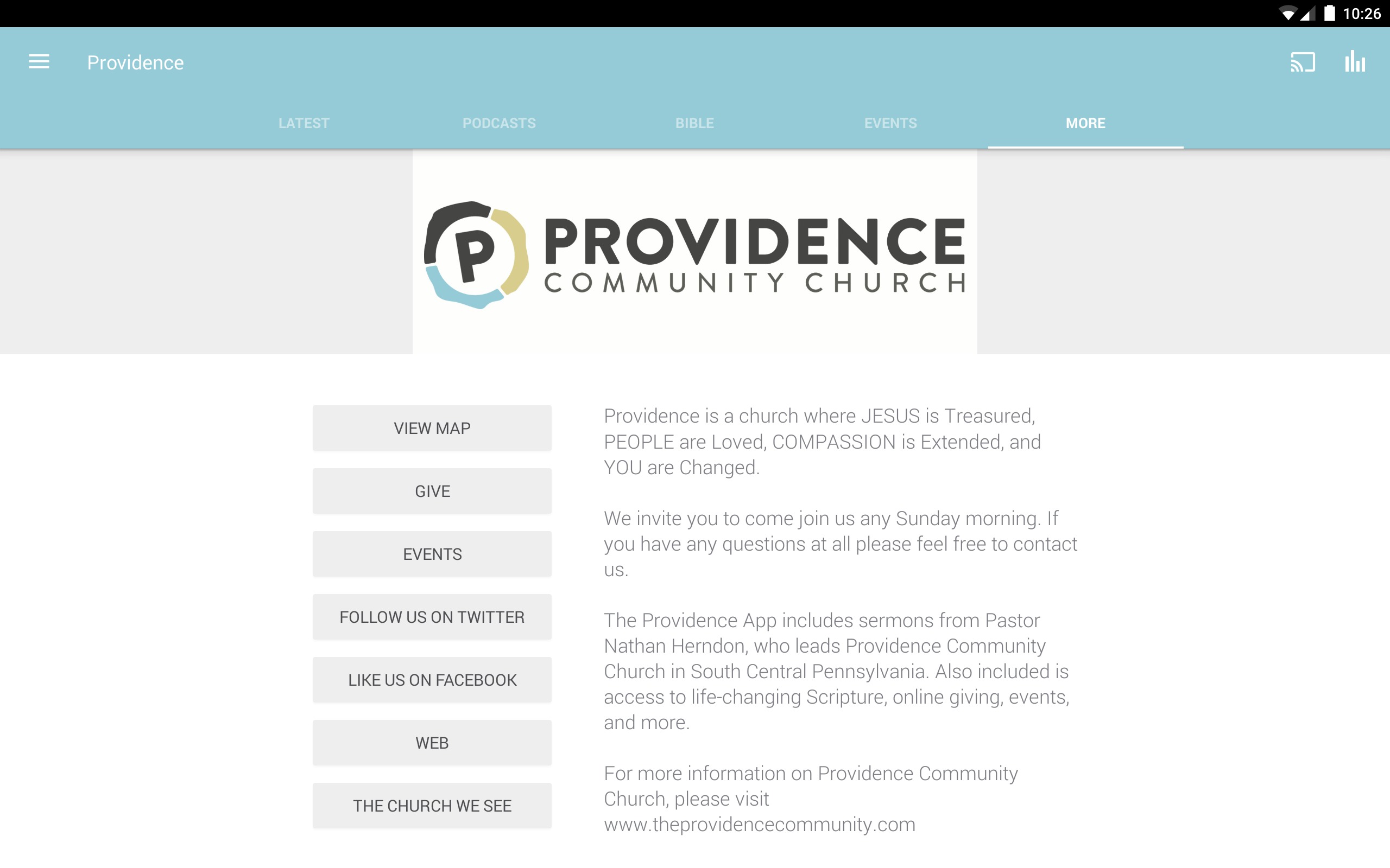 Providence Community Church - App on Amazon Appstore