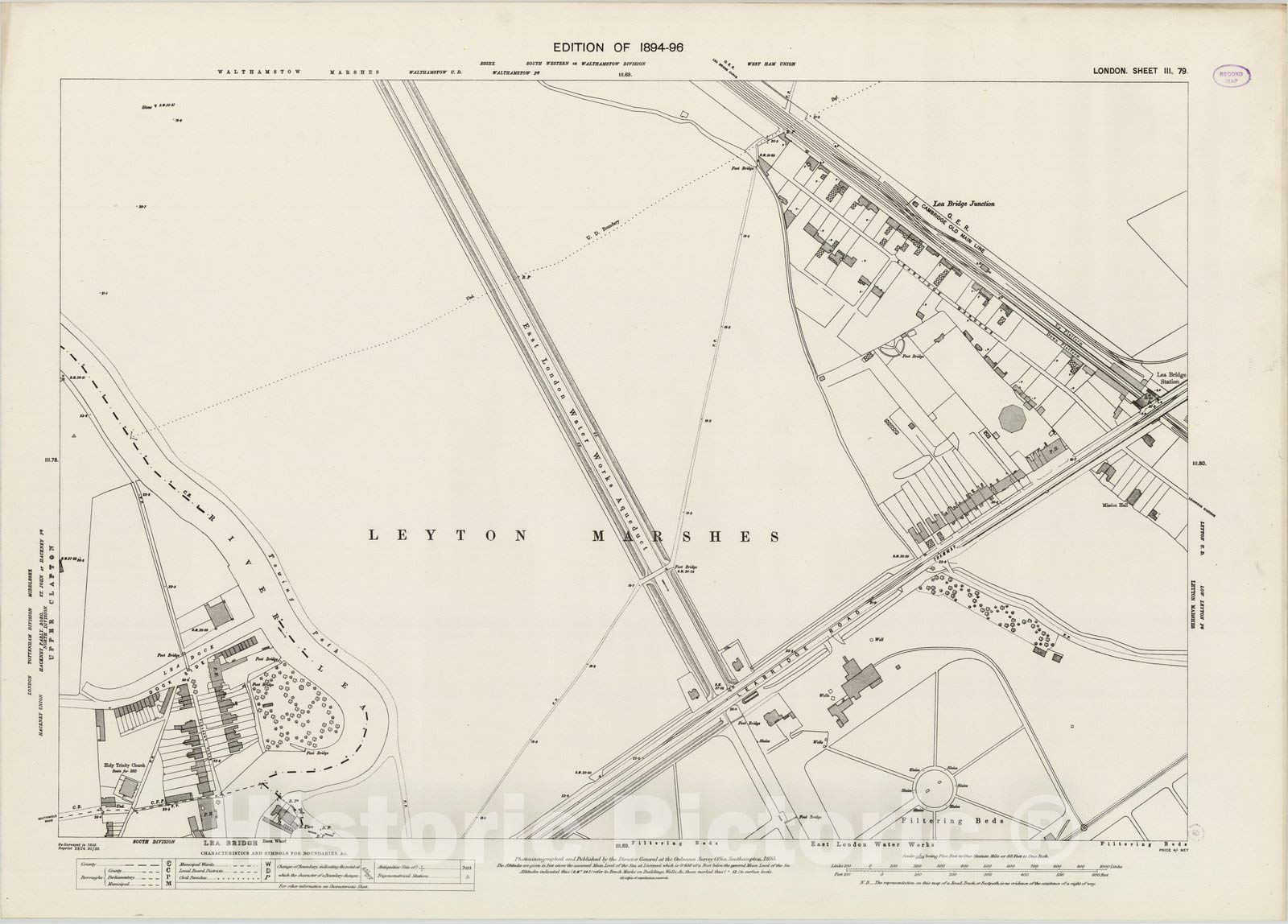 Buy Historic | London (England), City Atlas , London Sheet III.79 1895 ...