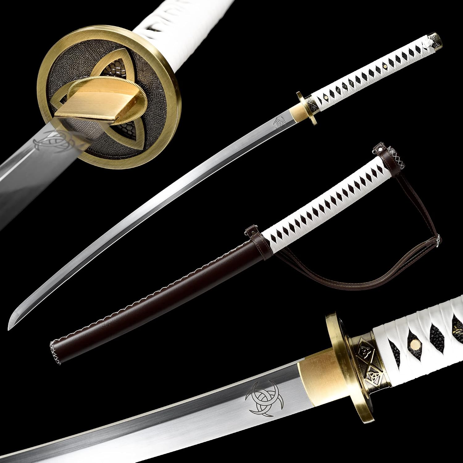 HanBon forjou a espada morta a pé Michonne Katana Sword Real