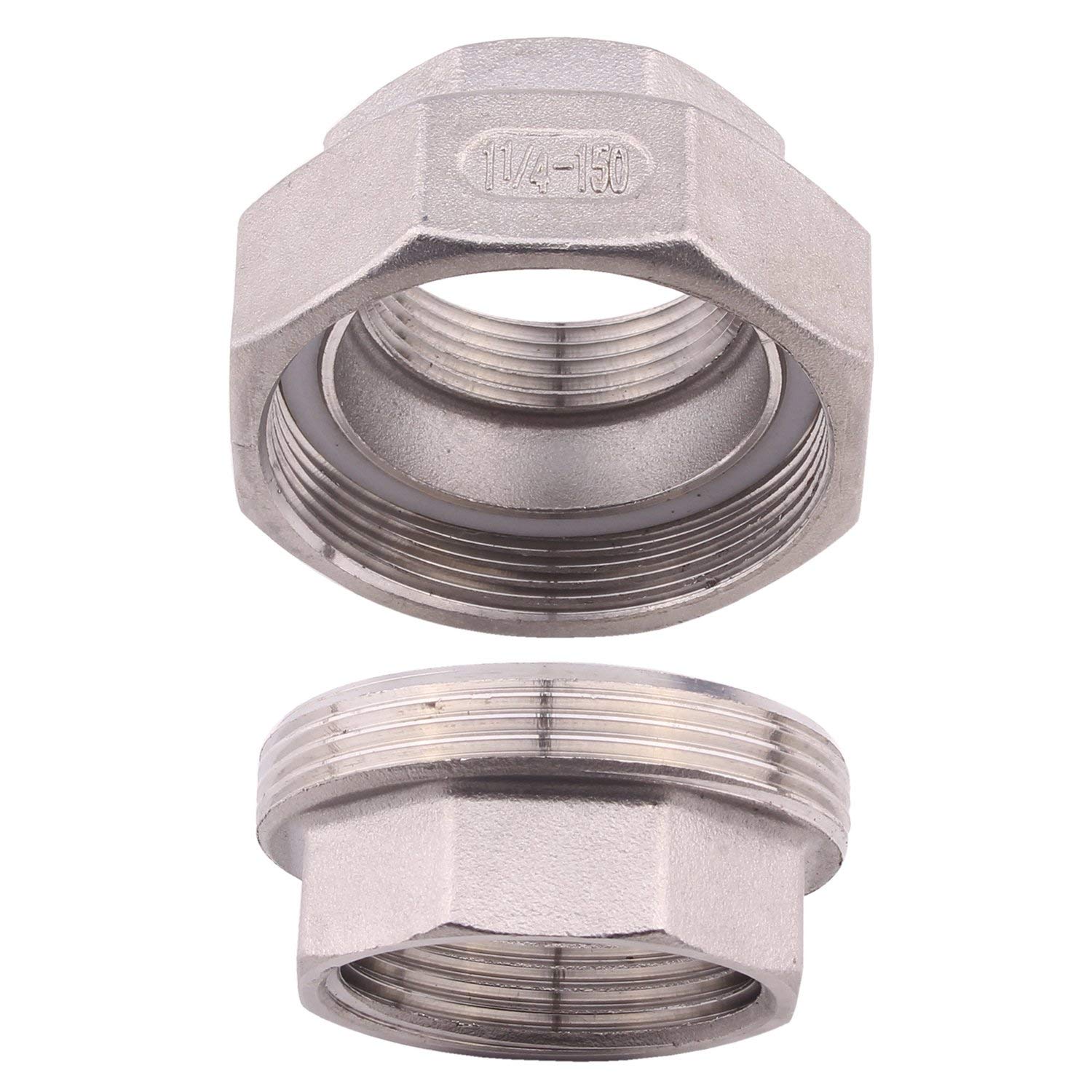 Snapklik.com : DERPIPE Cast Pipe Fittings Union - 1 1/4" NPT Female ...