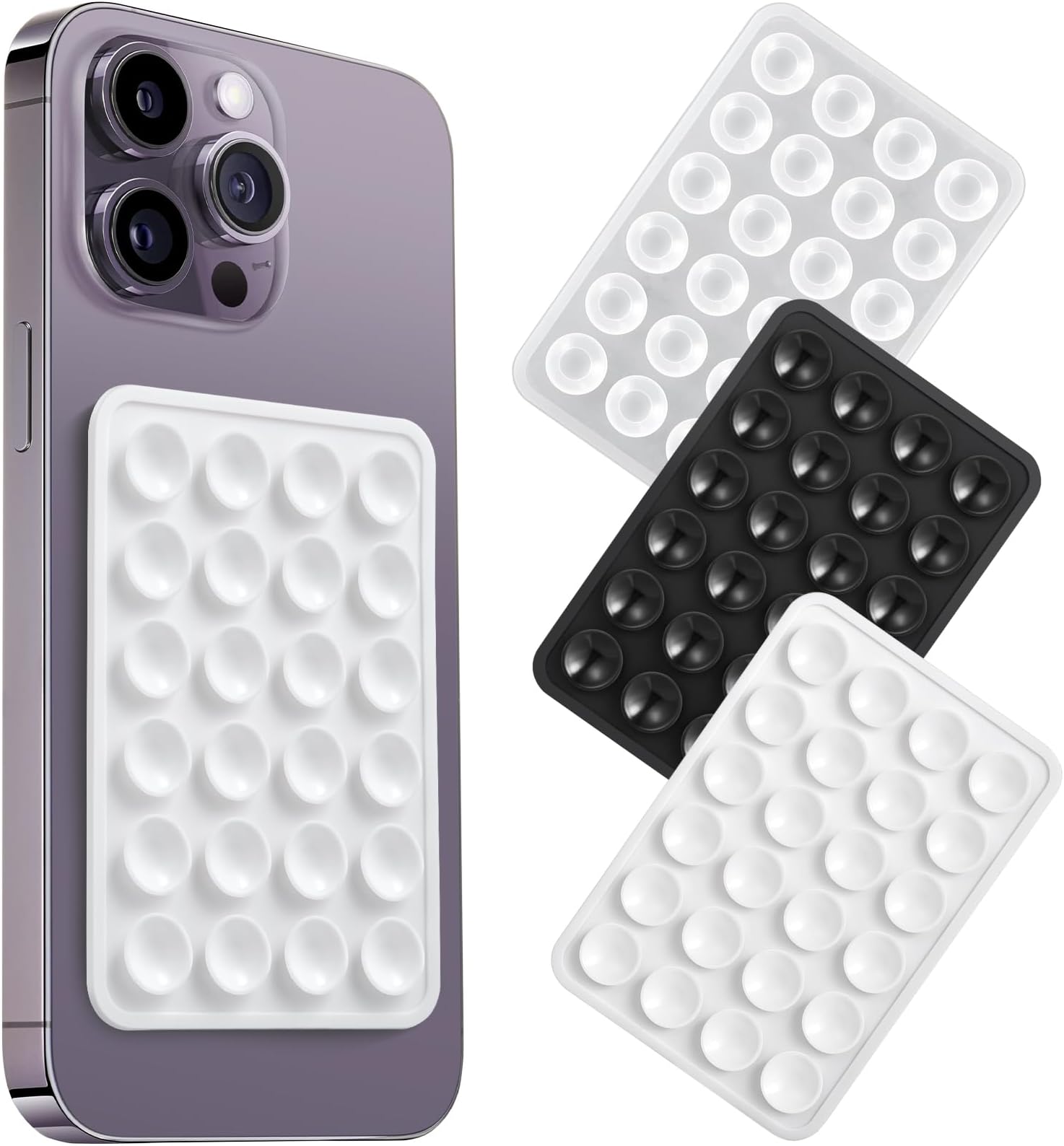 Amazon.com: Silicone Phone Sticky Grip, Suction Phone Case Mount for ...