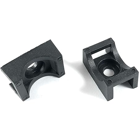 200 Pcs Nylon Cable Tie Mount Base Screw Mount Cable Tie Base Cradle ...