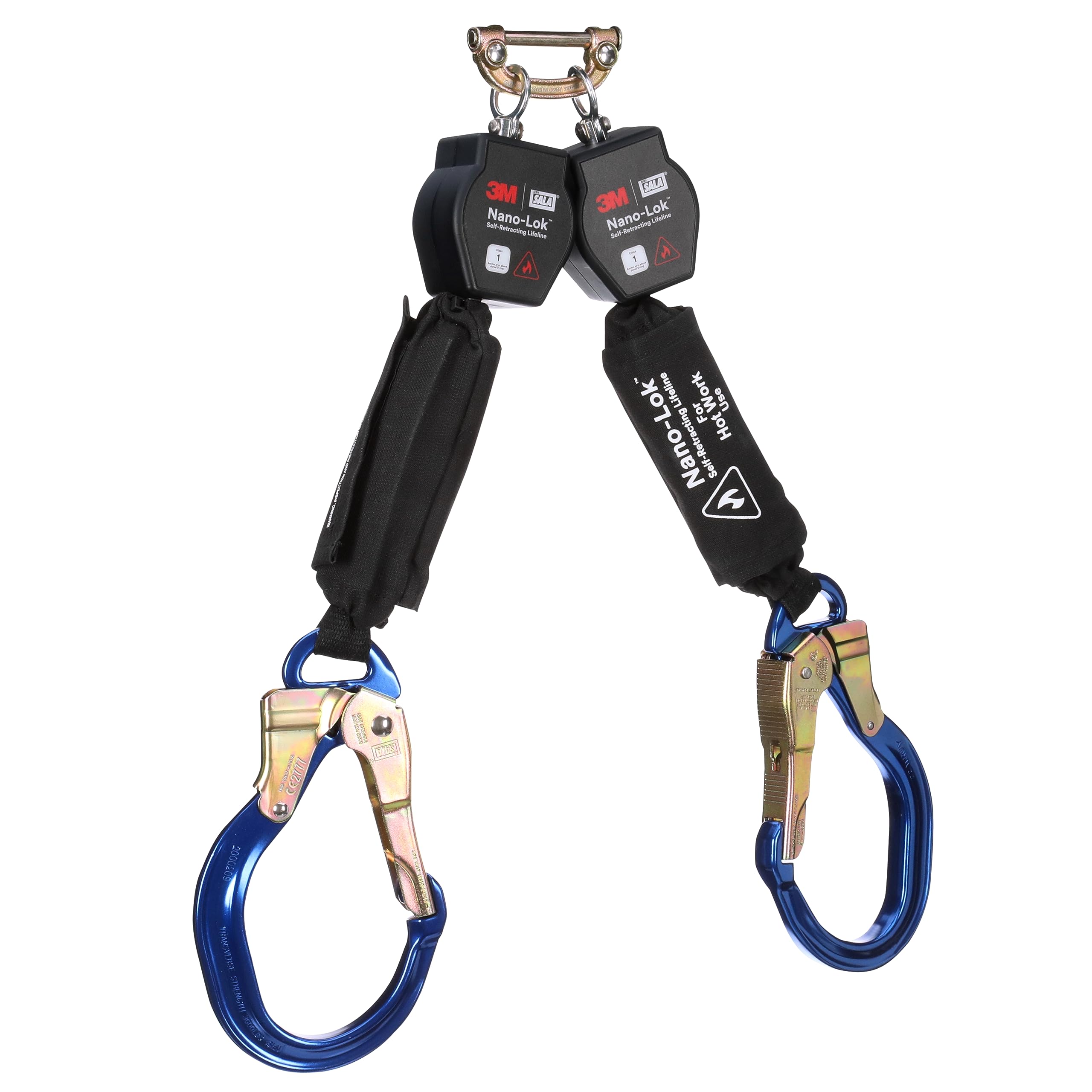 3M DBI-SALA Nano-Lok Twin-Leg Hot Work Self-Retracting Lifeline with ...
