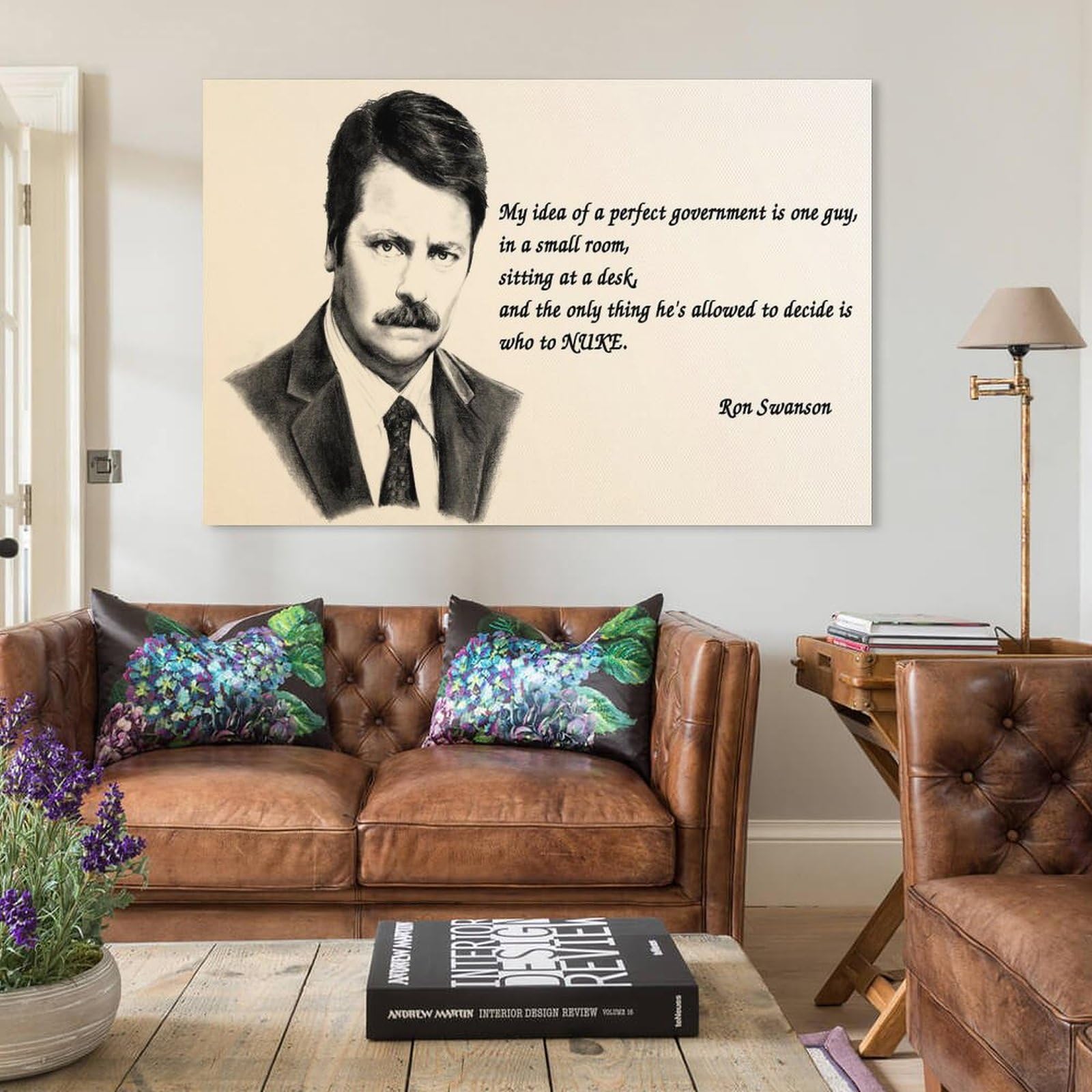 Ron Swanson Cita Pescaria Mining