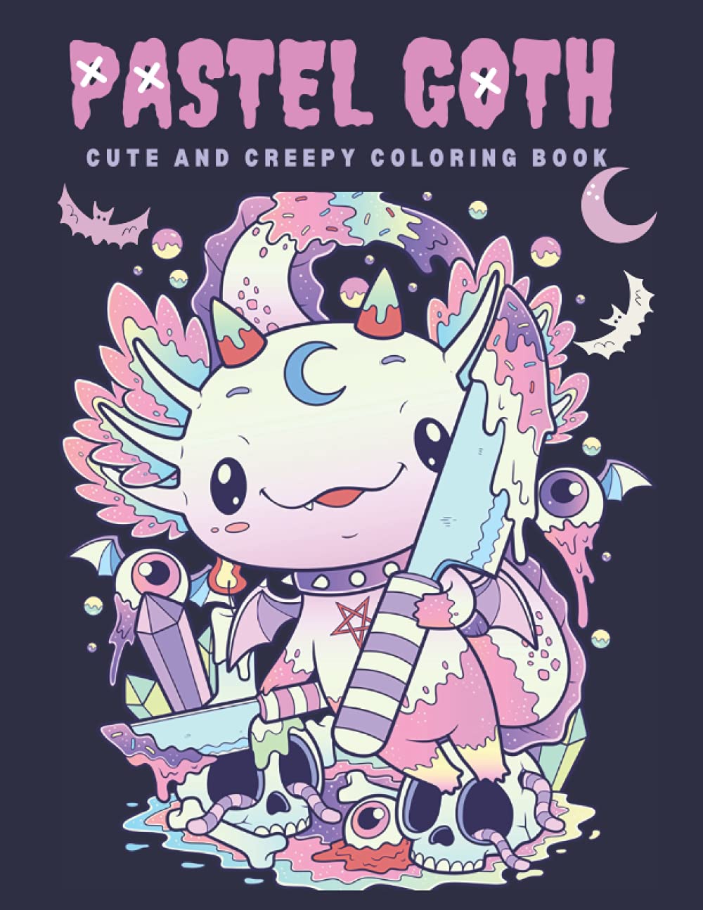 Pastel Goth Cute And Creepy Coloring Book Kawaii And Spooky ...