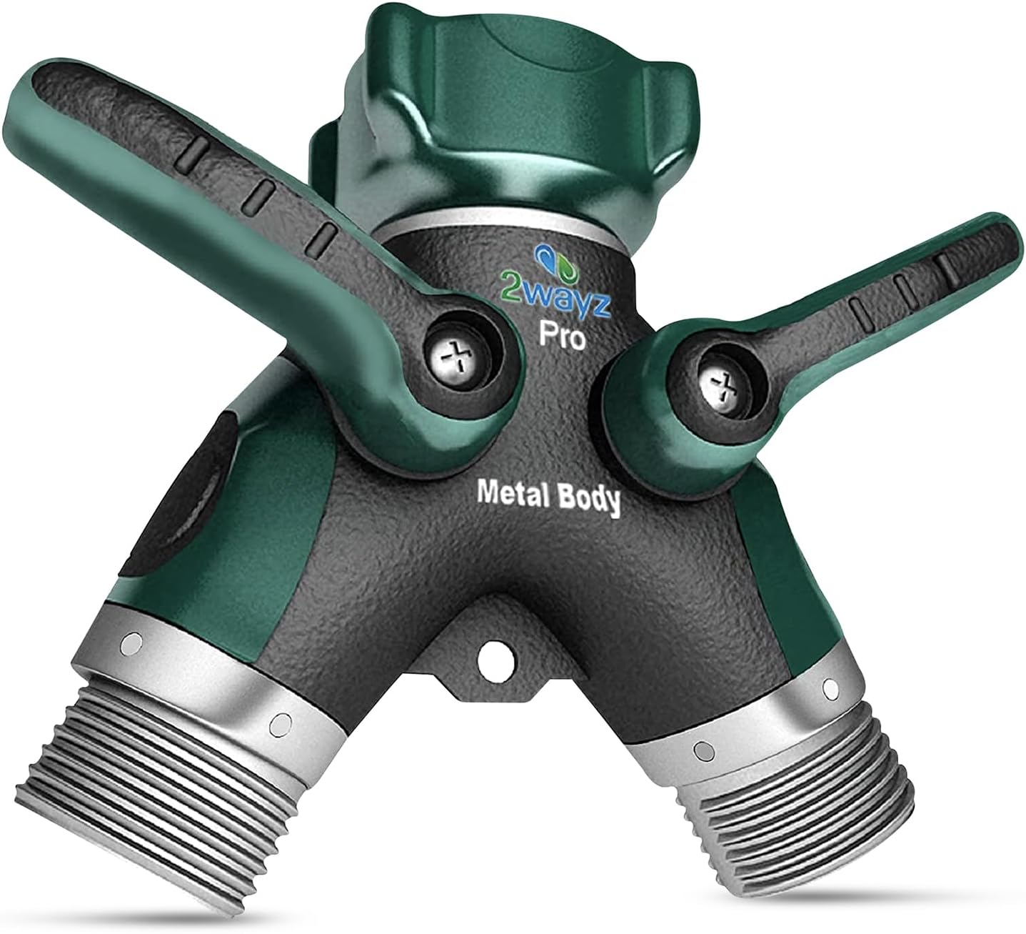 2WAYZ- Hose Splitter, 2 Way Heavy Duty, Garden Faucet, Faucet Splitter ...