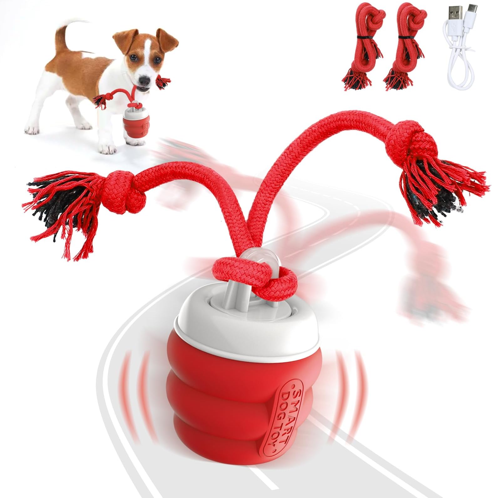 Amazon.com : BUPIHUKA Interactive Dog Toys for Boredom- Rechargeable ...