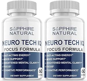 Amazon.com: Neuro Tech IQ Brain Supplement Pills (2 Pack) : Health ...