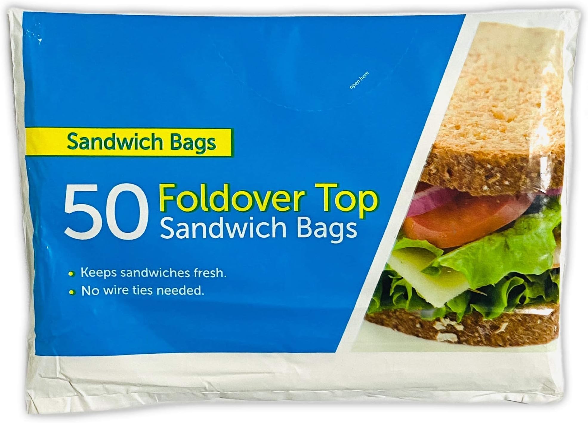 Food & Freezer Bags with tie Handles.- 100 Pack : Amazon.co.uk: Home ...