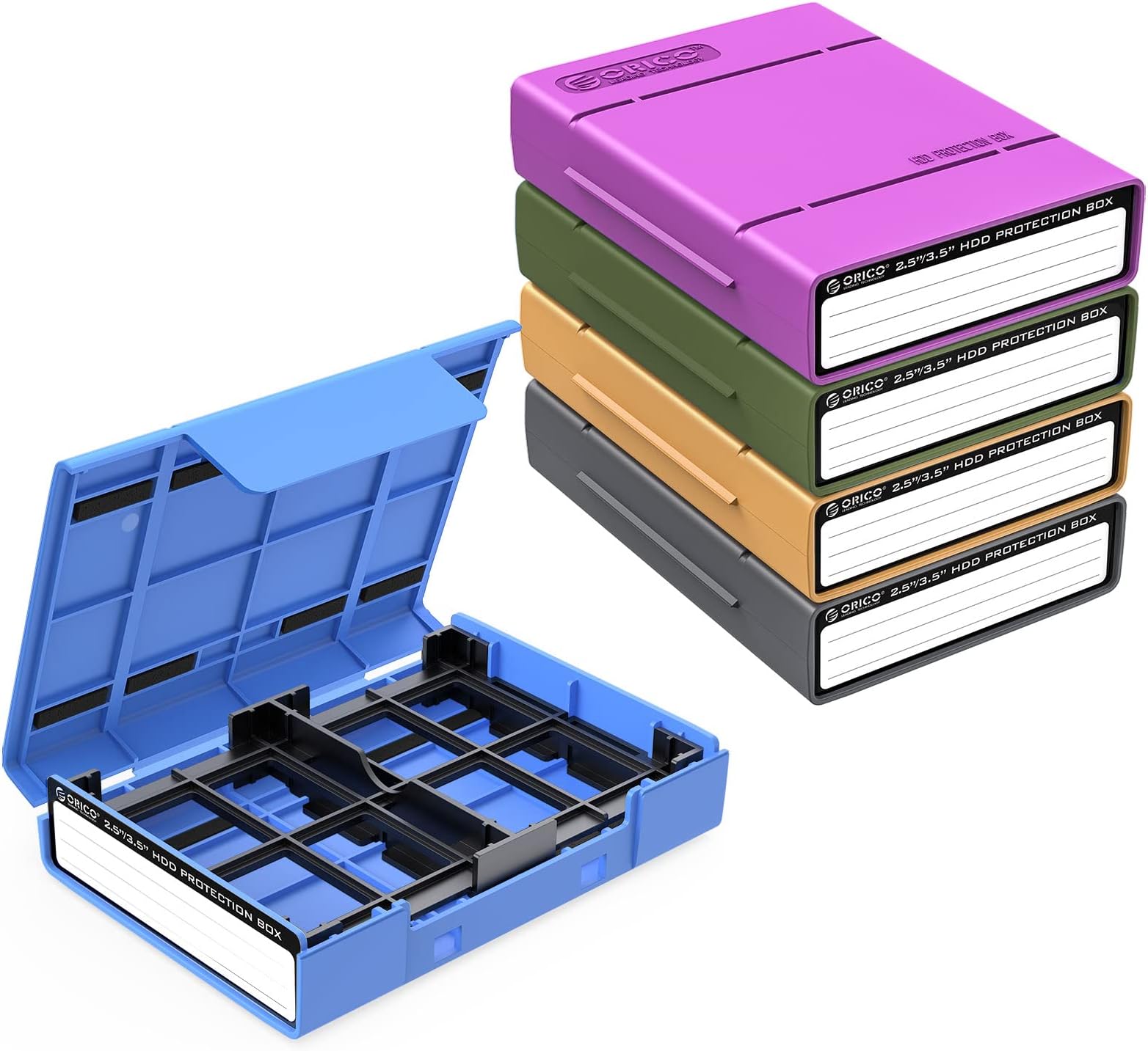 Amazon.com: SiForce Plastic ESD Clamshell Case for 3.5" Internal Hard ...