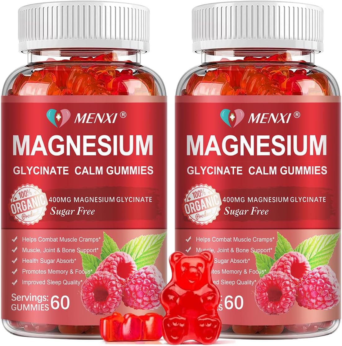 Amazon.com: Magnesium Gummies 600mg per Serving-Magnesium Glycinate ...
