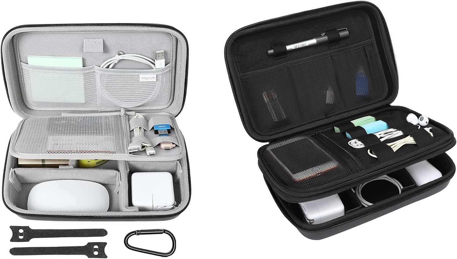Amazon.com: MOSISO Electronic Organizer Travel Case with 4 Modular ...
