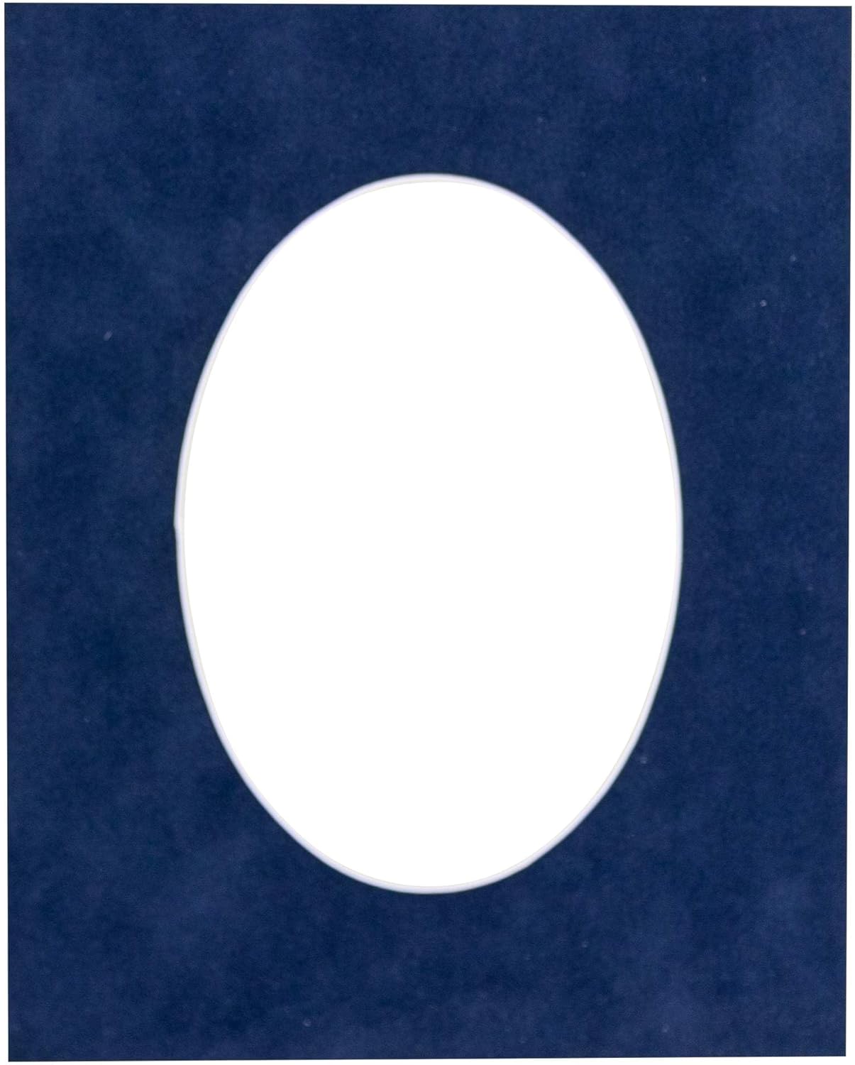 Amazon.com: CountryArtHouse Navy Blue Suede Acid Free 11x14 Oval ...