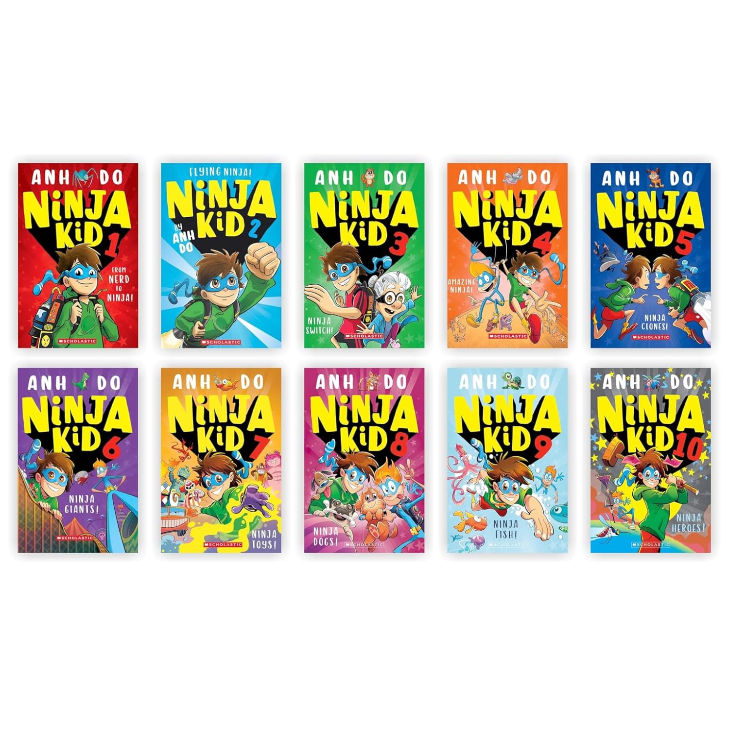 Ninja Kid Books 1-10 by Anh Do: Anh Do: 9798896602552: Amazon.com: Books
