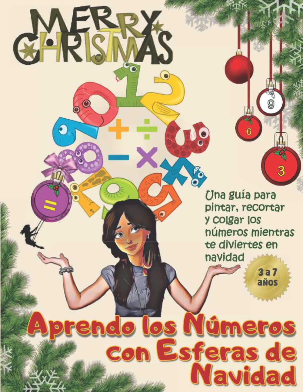 Buy Aprendo los números con esferas de Navidad: Una guía para pintar ...