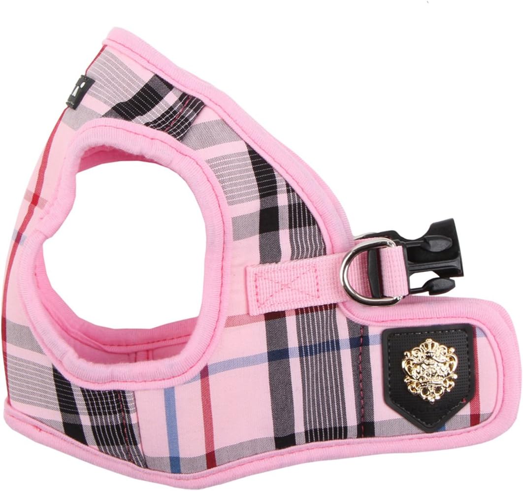 Amazon.com : Puppia Authentic Junior Harness B, Medium, Pink : Pet ...