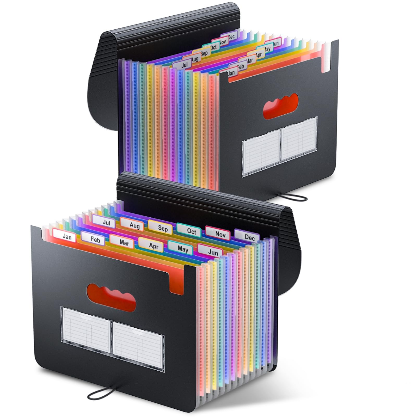 Snapklik.com : ThinkTex Accordion File Organizer, 12 Pockets Monthly ...