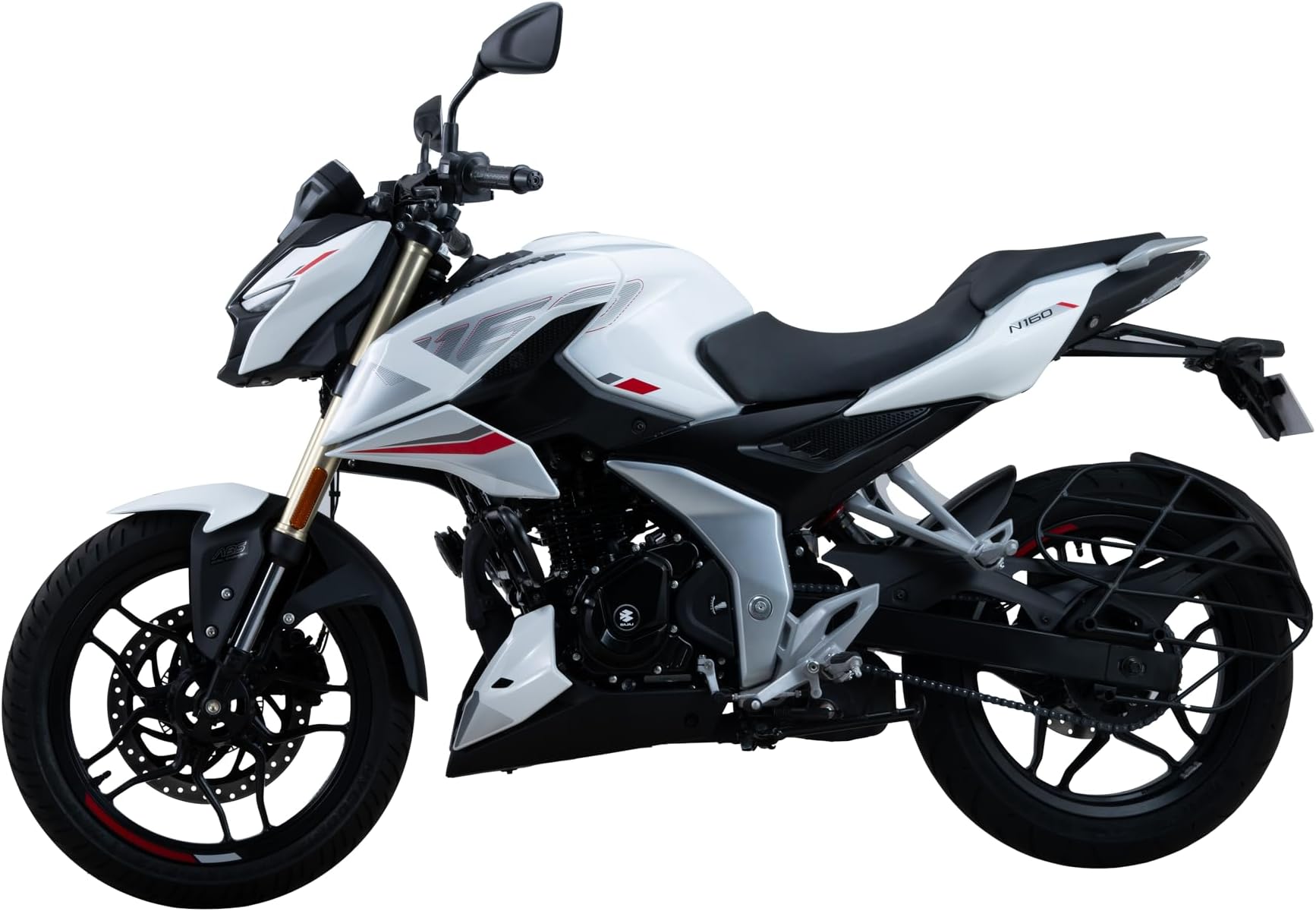 Bajaj Pulsar Rs 200 Motorcycle/Motorbike - White - Ex-Showroom : Amazon ...