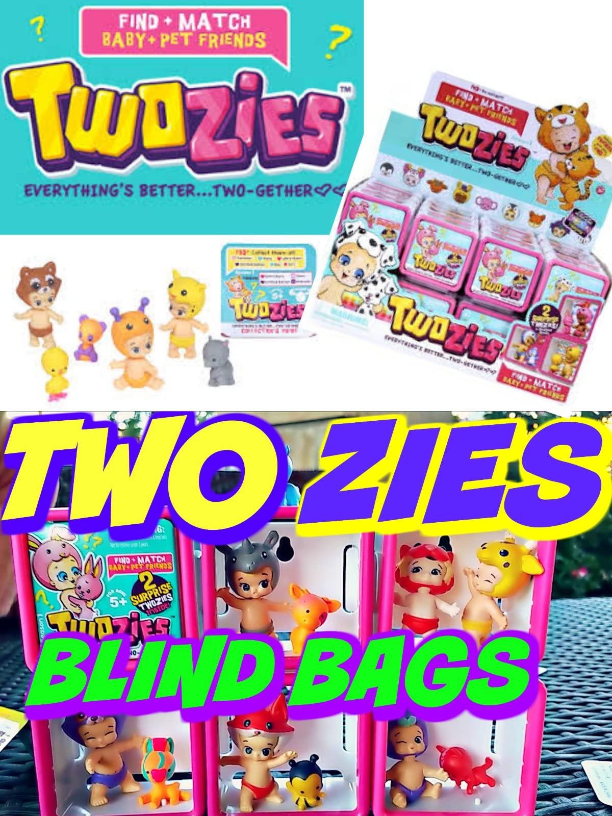 Amazon.co.jp: TWOZIES 2 Packs Blind Bags - NEW TOYS Collectible Baby ...