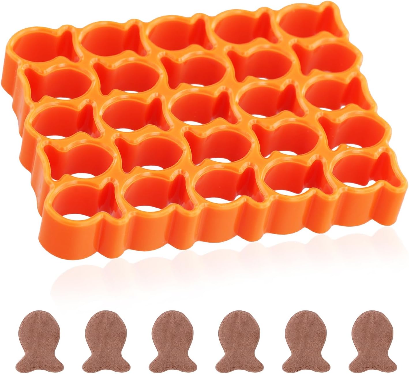 Amazon.com: Goldfish Cracker Cutter, 4.41x3.19in 25 Grid Gold Fish ...