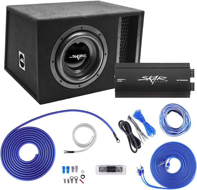Amazon.com: Skar Audio Single 10" Complete 2,000 Watt EVL Series ...