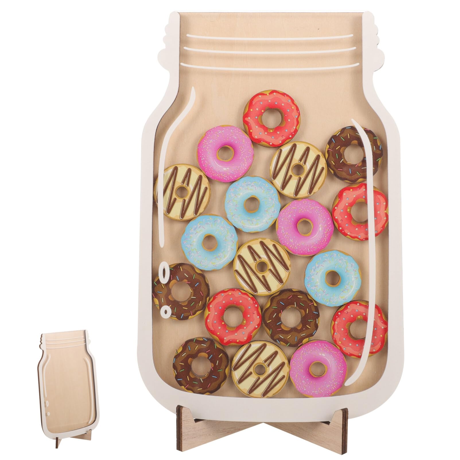 Amazon.com : EXCEART 1 Set Doughnut Reward Jar for Kids Incentive Jar ...