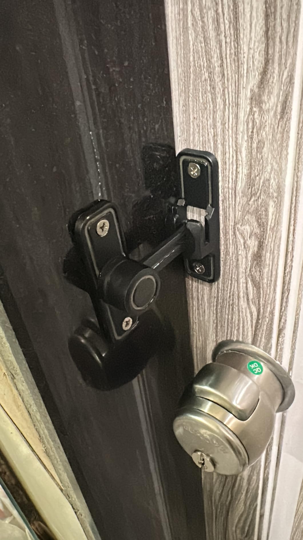 HASTHIP® Door Lock Sliding Door Lock, 90°/180° Heavy Duty Barn Door ...