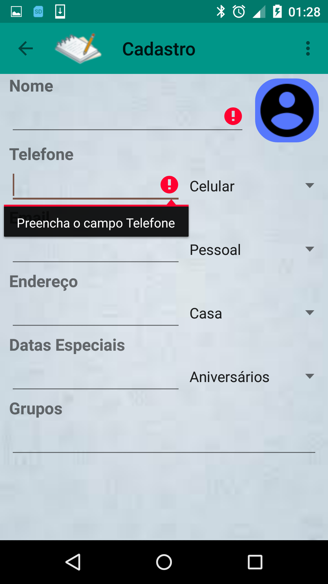 Agenda de Contatos Simples - App on Amazon Appstore