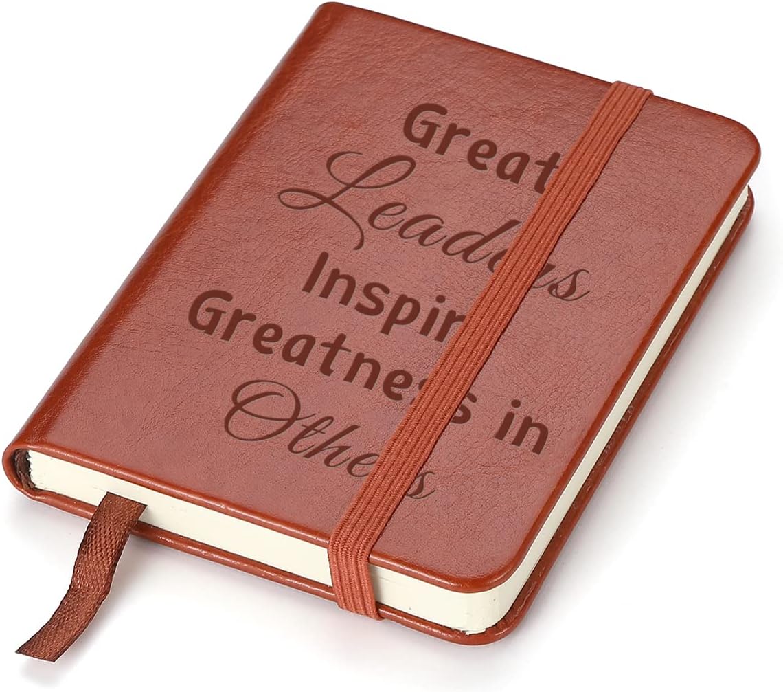 Amazon.com : Boss Leather Pocket-Sized Diary - Mentor Gift, Excellent ...