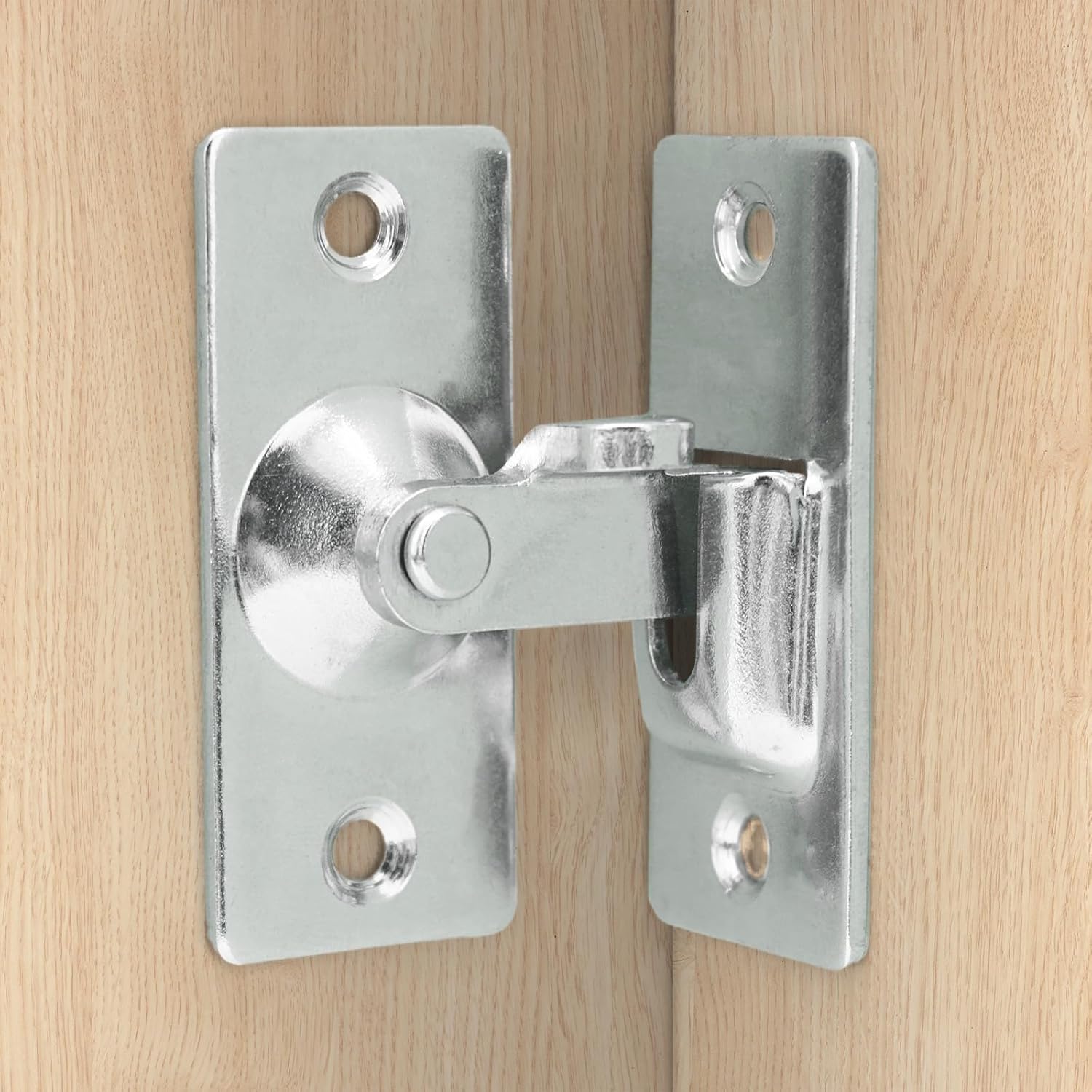 Amazon.com: 2 Pieces Small Silver 90 Degree Flip Door Lock Right Angle ...