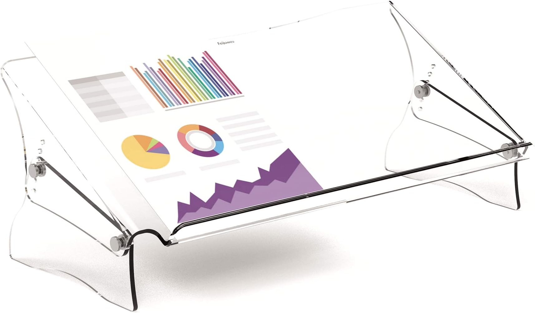 Fellowes Adjustable Document Holder with Line Guide, Black, standard ...