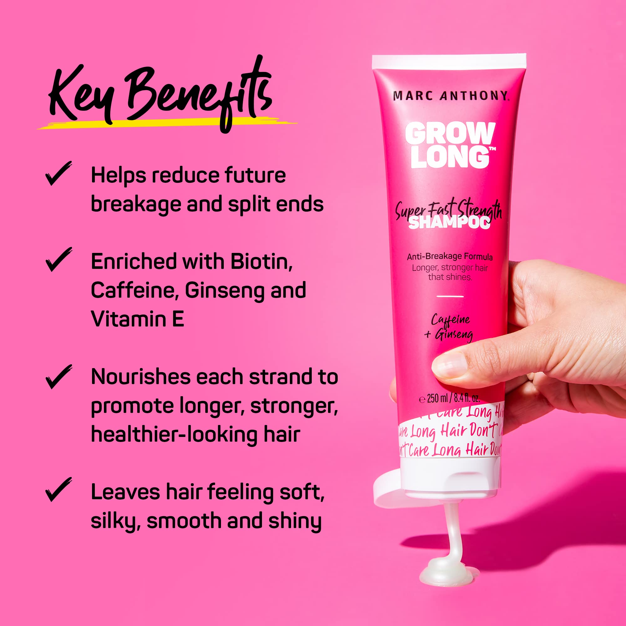 Buy Marc Anthony Shampoo and Conditioner Gift Set, Grow Long Biotin ...