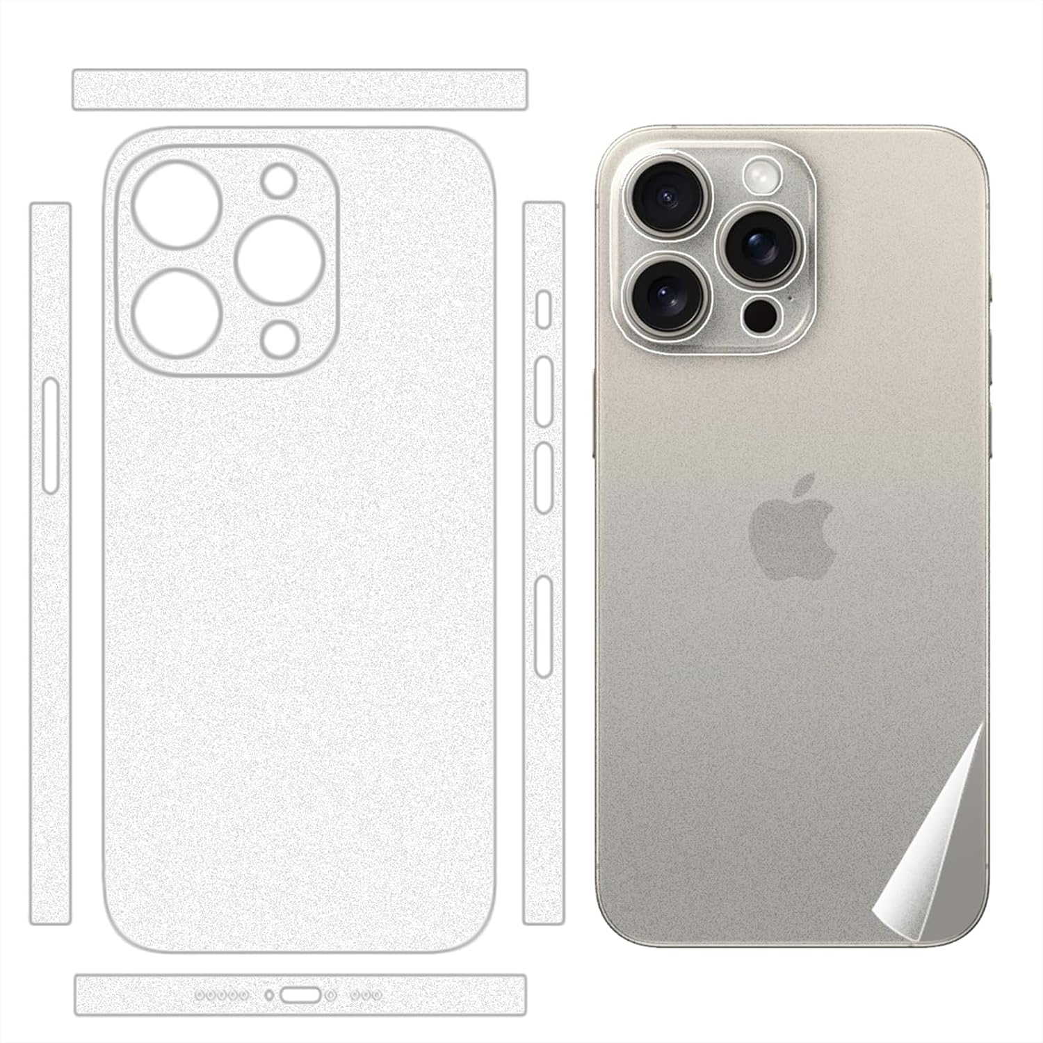 Amazon.com: YQODSZ [2 Pack for iPhone 15 Pro Max Back Screen Protector ...