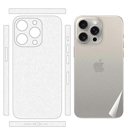 Amazon.com: YQODSZ [2 Pack for iPhone 15 Pro Max Back Screen Protector ...