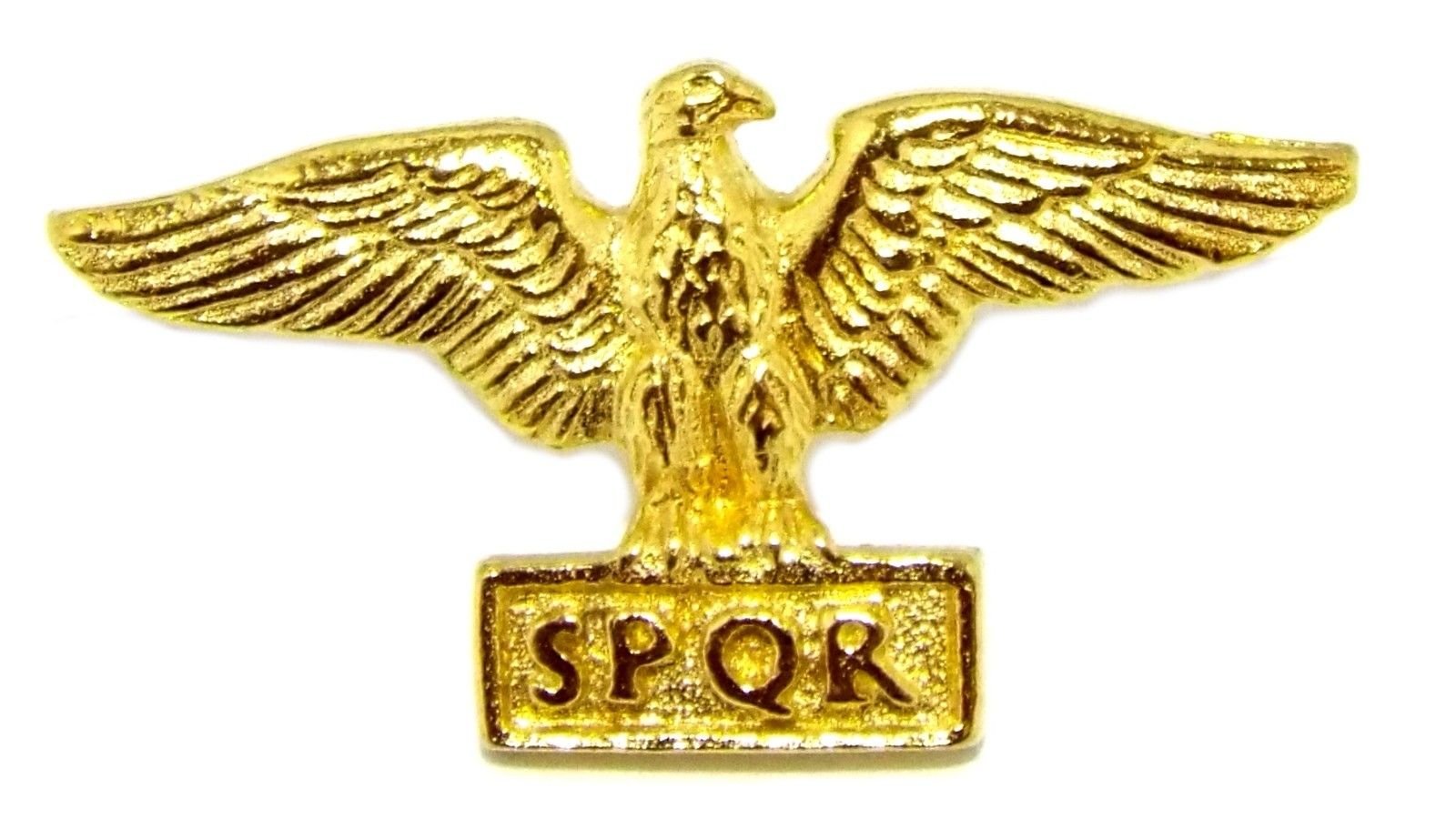 Buy Westair Roman SPQR Eagle Ancient Rome Pin Badge Gold Plated Online ...