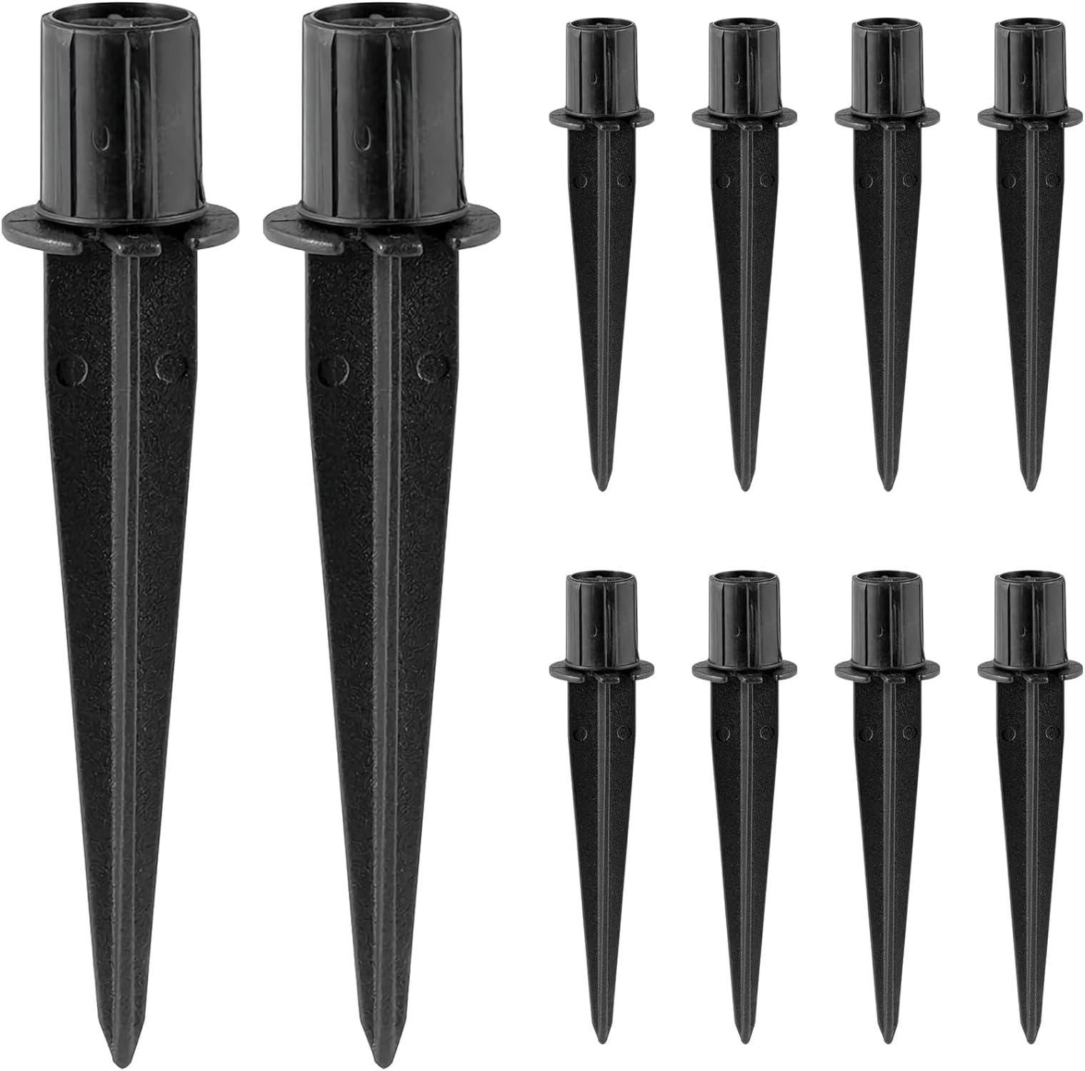 Amazon.com : lasuroa 12pcs Solar Light Replacement Stakes, 5.31x0.78in ...