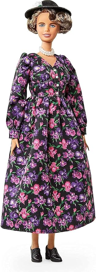 Amazon.com: Barbie Inspiring Women Eleanor Roosevelt Doll (12-inch ...