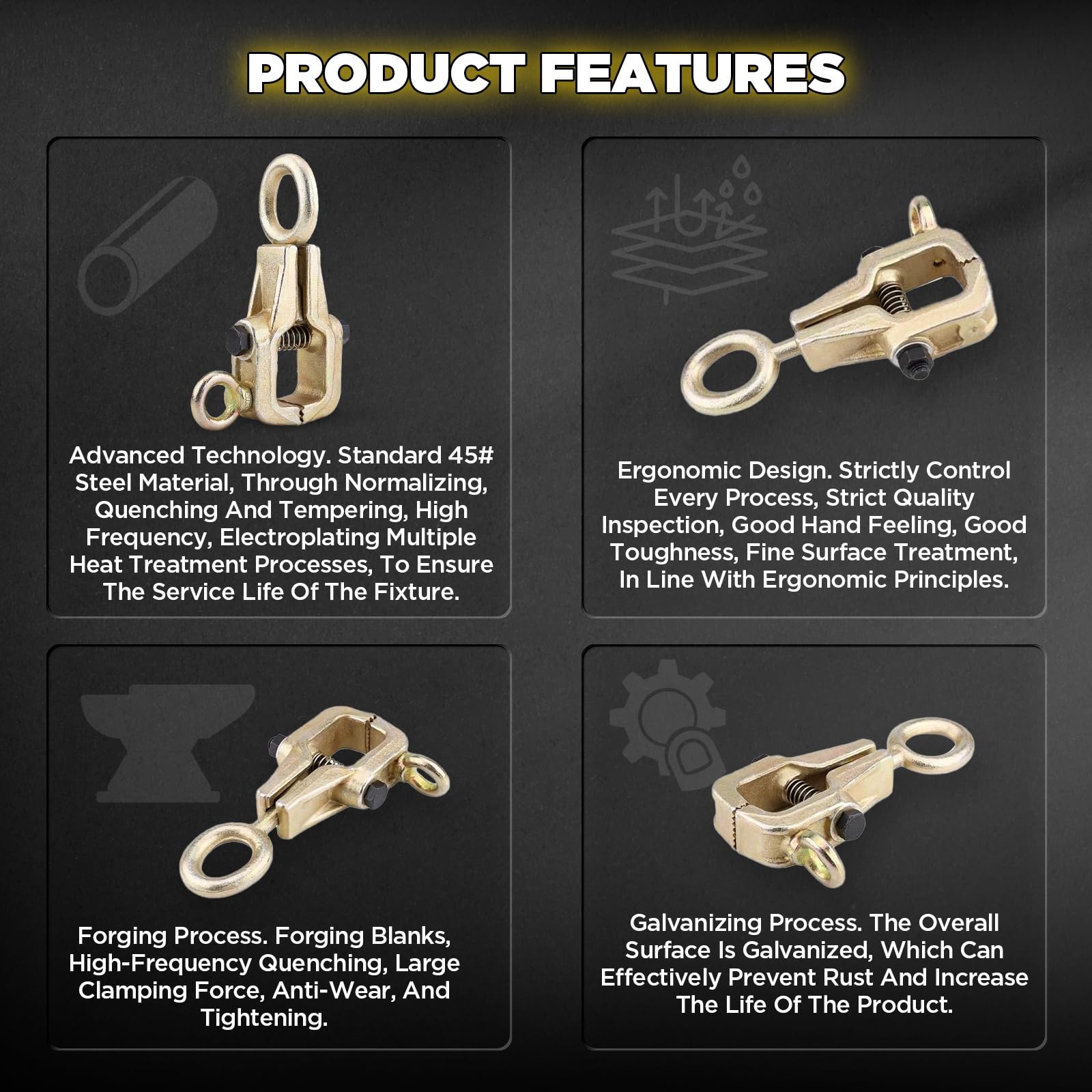 Snapklik.com : MOTOCOCHE 5 Ton 2 Way Auto Body Pull Clamp Frame Pulling ...