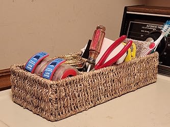 Amazon.com: StorageWorks Small Baskets for Organizing, Wicker Baskets ...