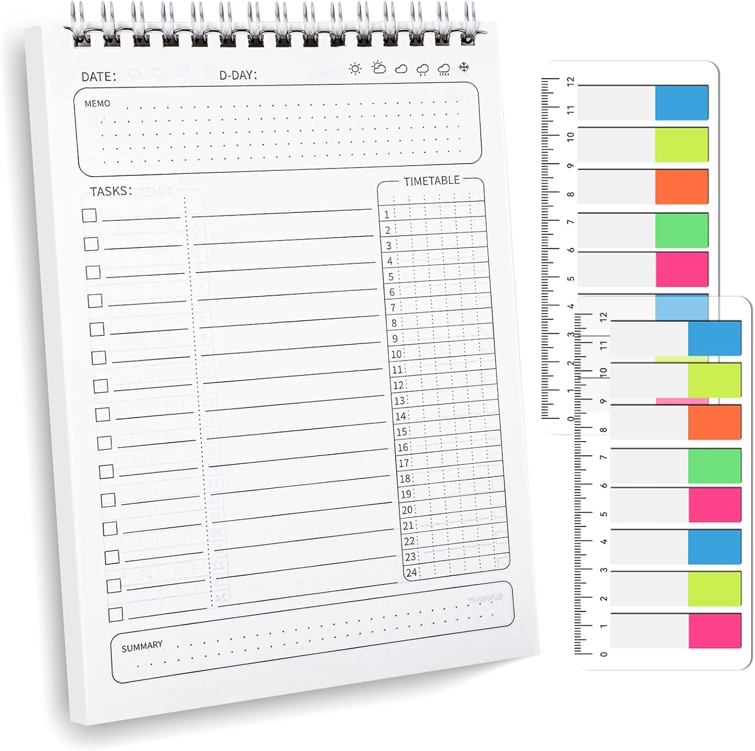 to Do List Pad, Undated Daily Planner 120 Pages A5 to Do List Notebook ...