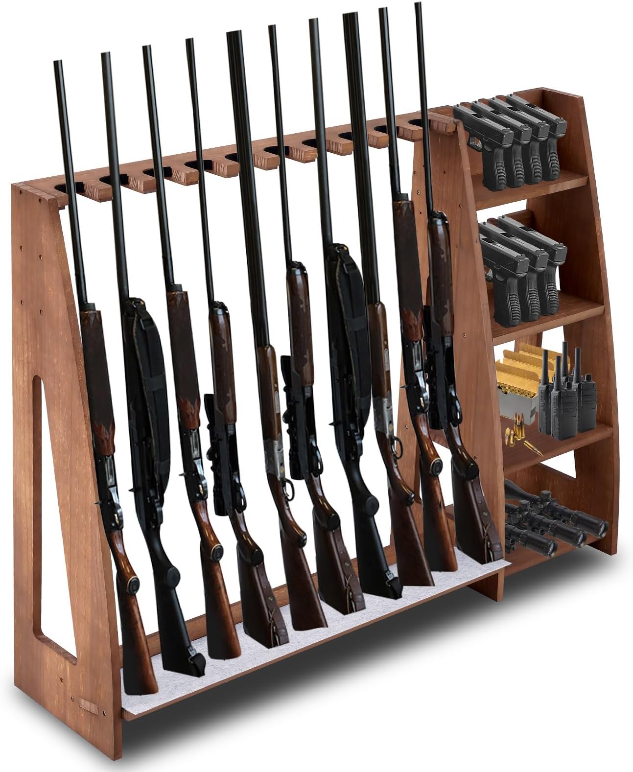 Amazon.com: EnigmaSoul Indoor Gun Racks, Rifle Rack Floor Stand, Heavy ...