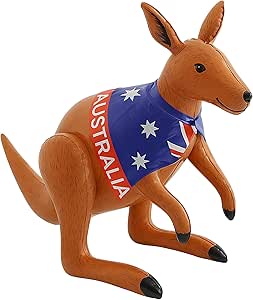 HiFEN® Inflatable Kangaroo with Australian Flag Design – 70cm Giant ...